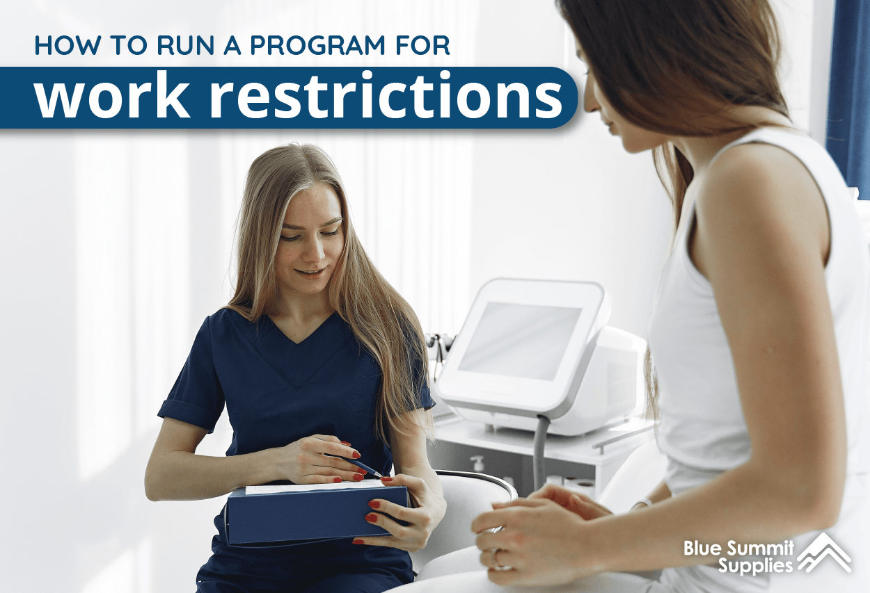 How to Run a Program For Work Restrictions: Letter From Doctor Require