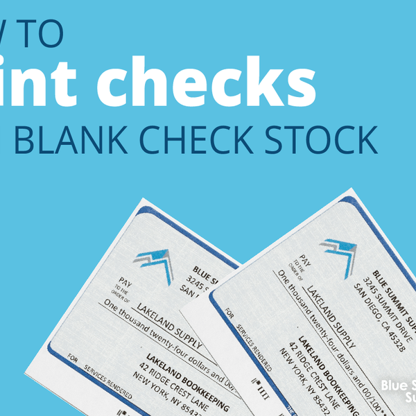 Blank Checks For Printing