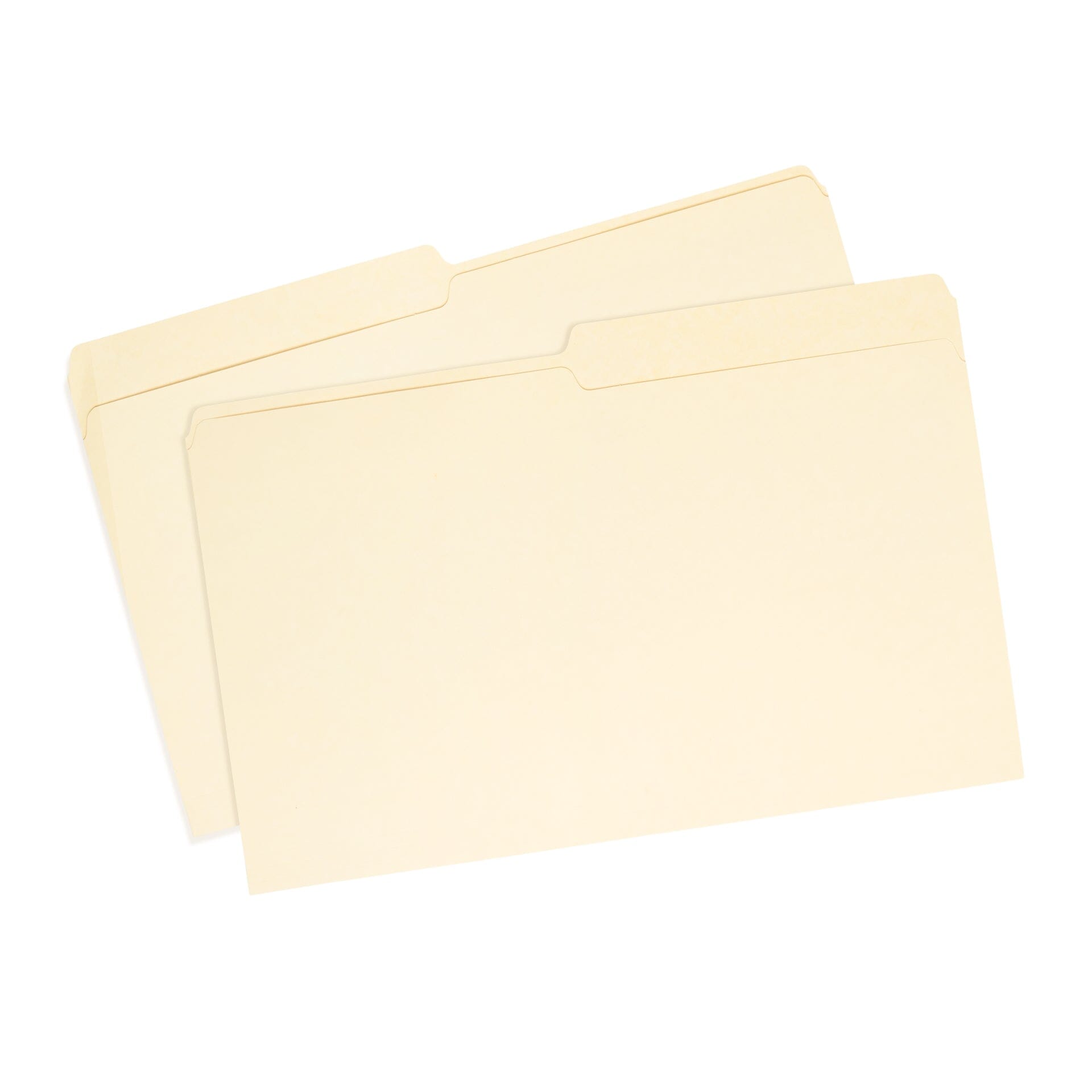 Blue Summit Supplies 1/2 Tab File Folder, Legal Size, Manila, 100 Pack