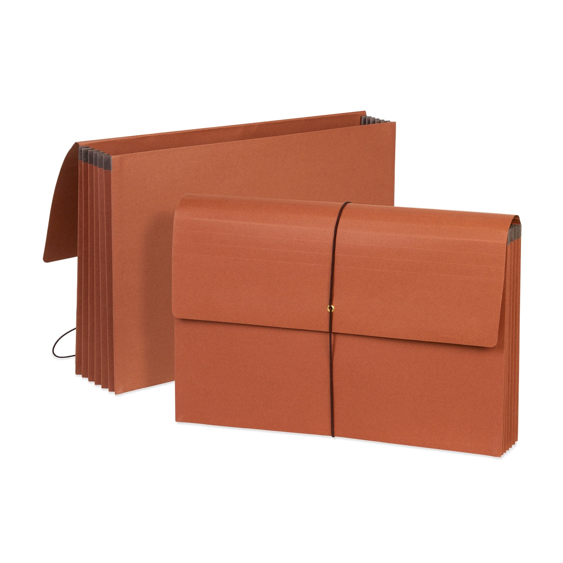 Blue Summit Accordion File Wallet with Flap and Cord Closure, Legal Si