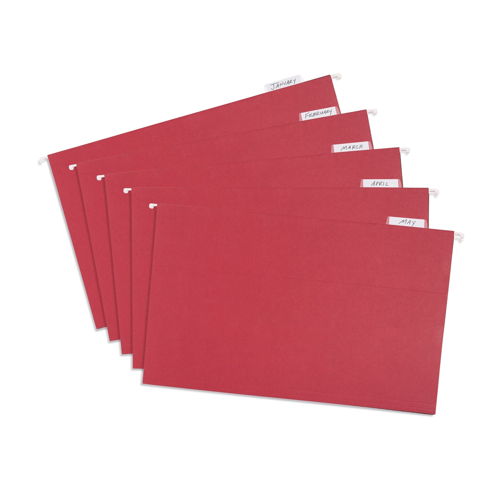Hanging File Folders, Legal Size, Red, 25 pack