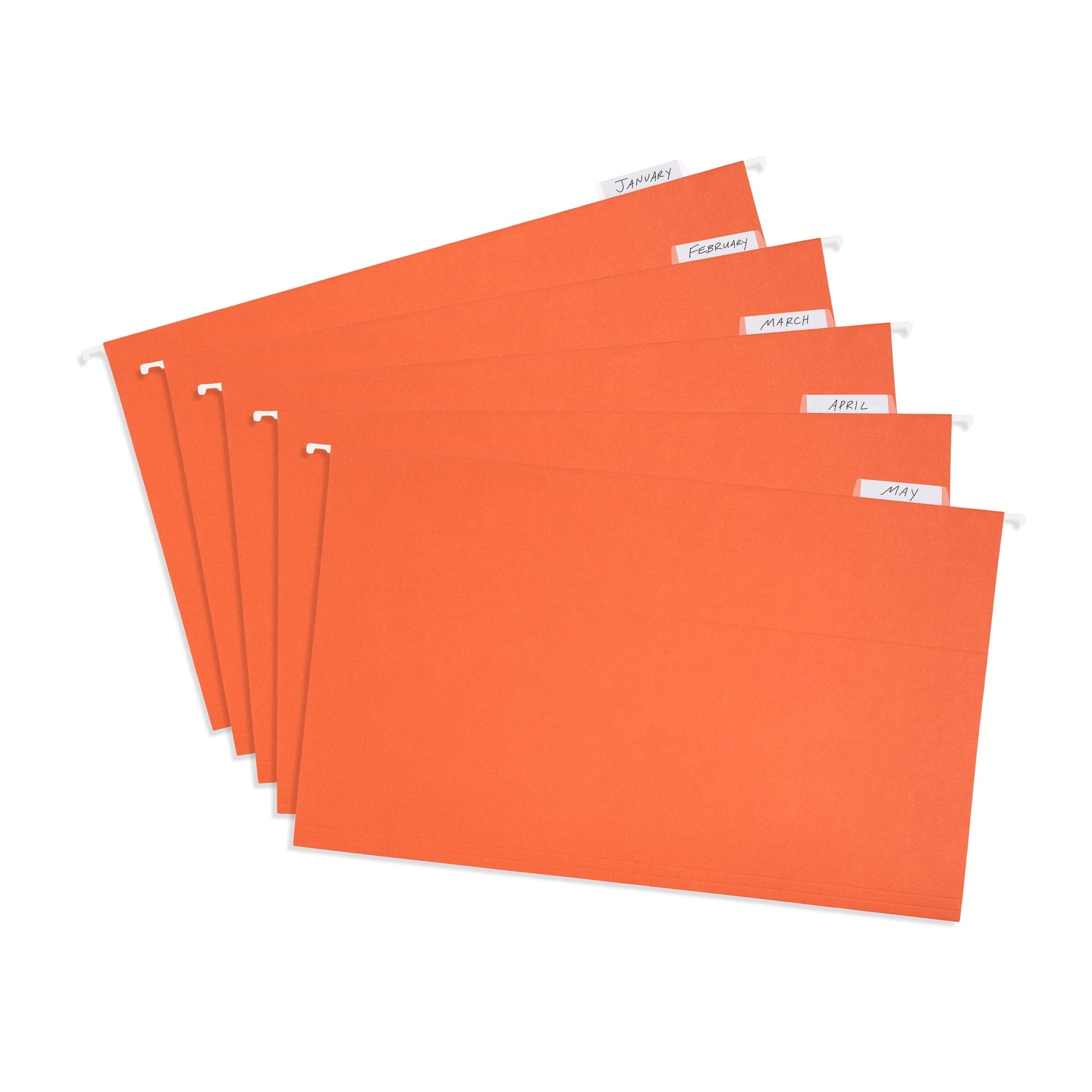 Hanging File Folders, Legal Size, Orange, 25 pack