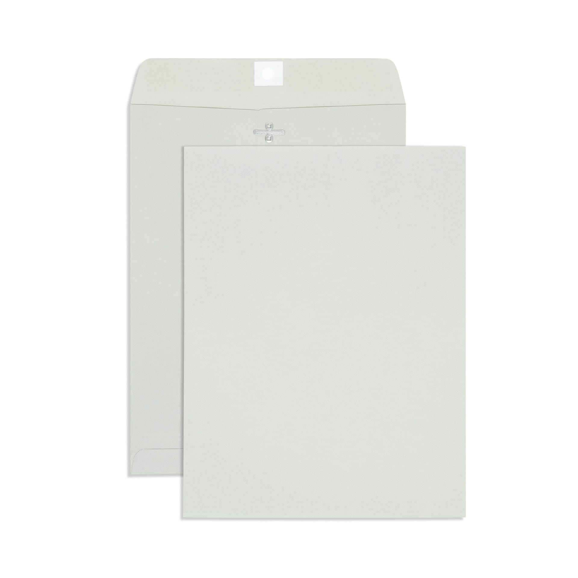 Blue Summit Clasp Envelopes, 10 x 13-Inch, Thick 28lb Gray Kraft Paper