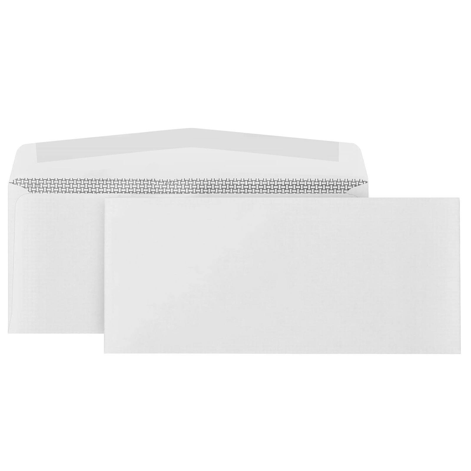Blue Summit Supplies #10 Business Envelopes, Windowless, Security Tint