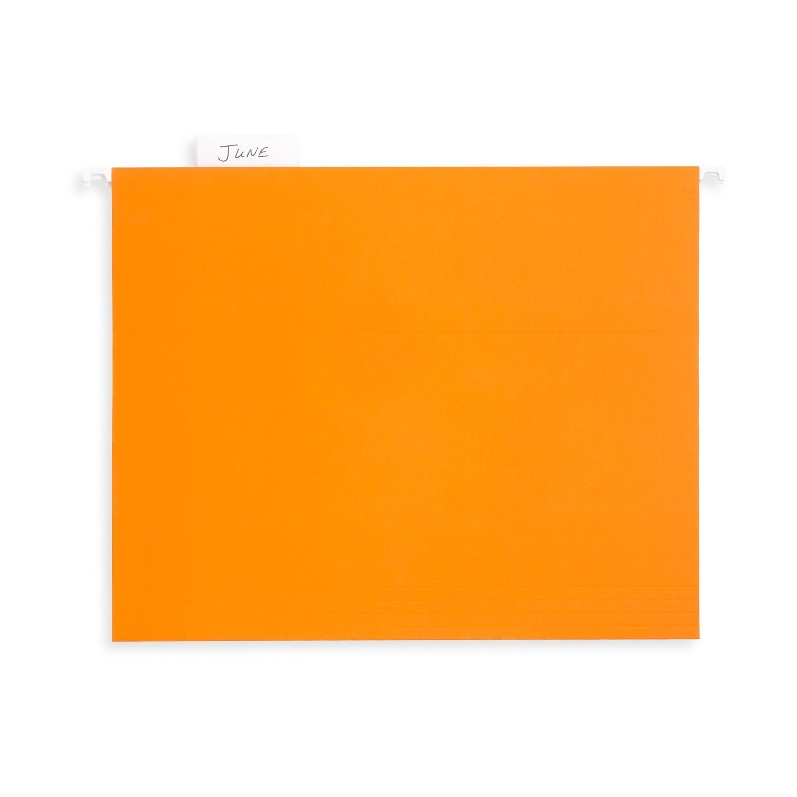Blue Summit Supplies Hanging File Folders, Letter, 1/5 Tab, Orange, 25