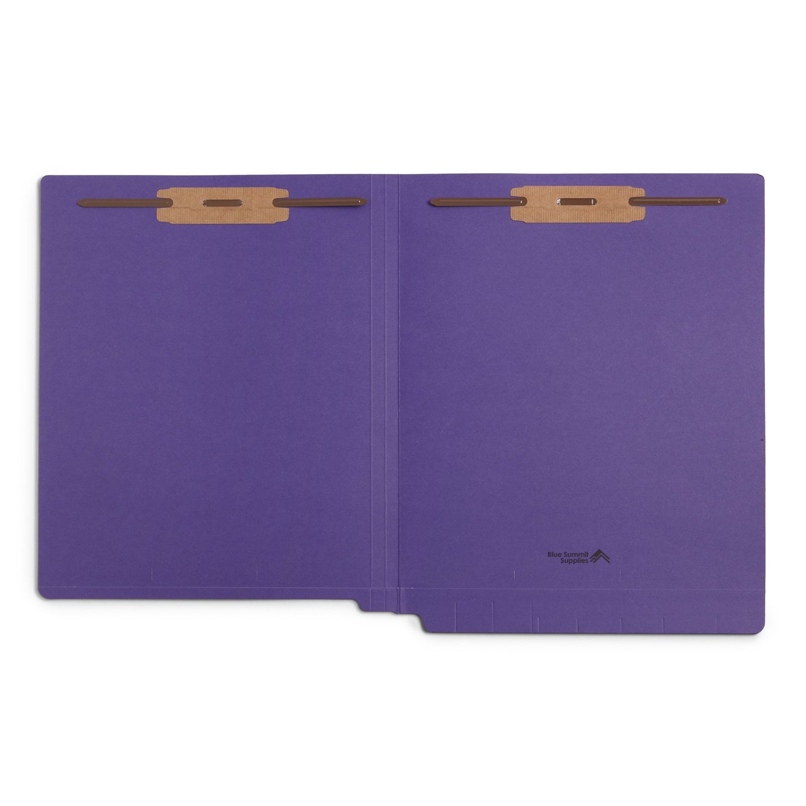 Blue Summit Supplies Fastener Folders, Reinforced, Letter, End Tab, Pu