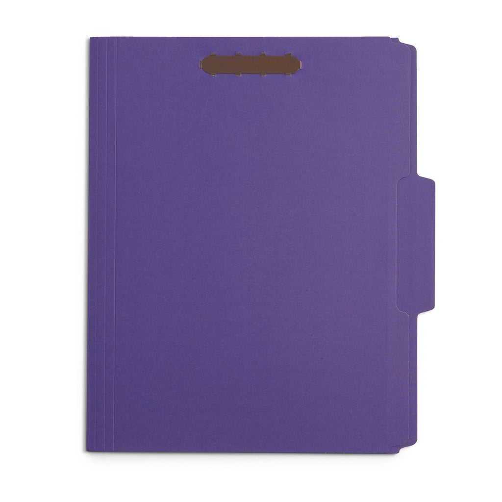Blue Summit Supplies Fastener Folders, Reinforced, Letter, 1/3 Tab, Pu