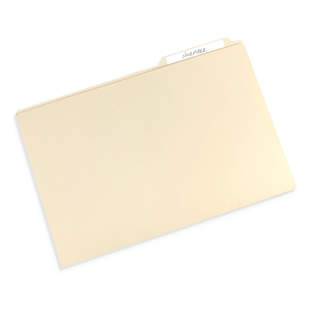 Blue Summit Supplies File Folders, Tabloid, 1/3 Tab, Manila, 50 Pack