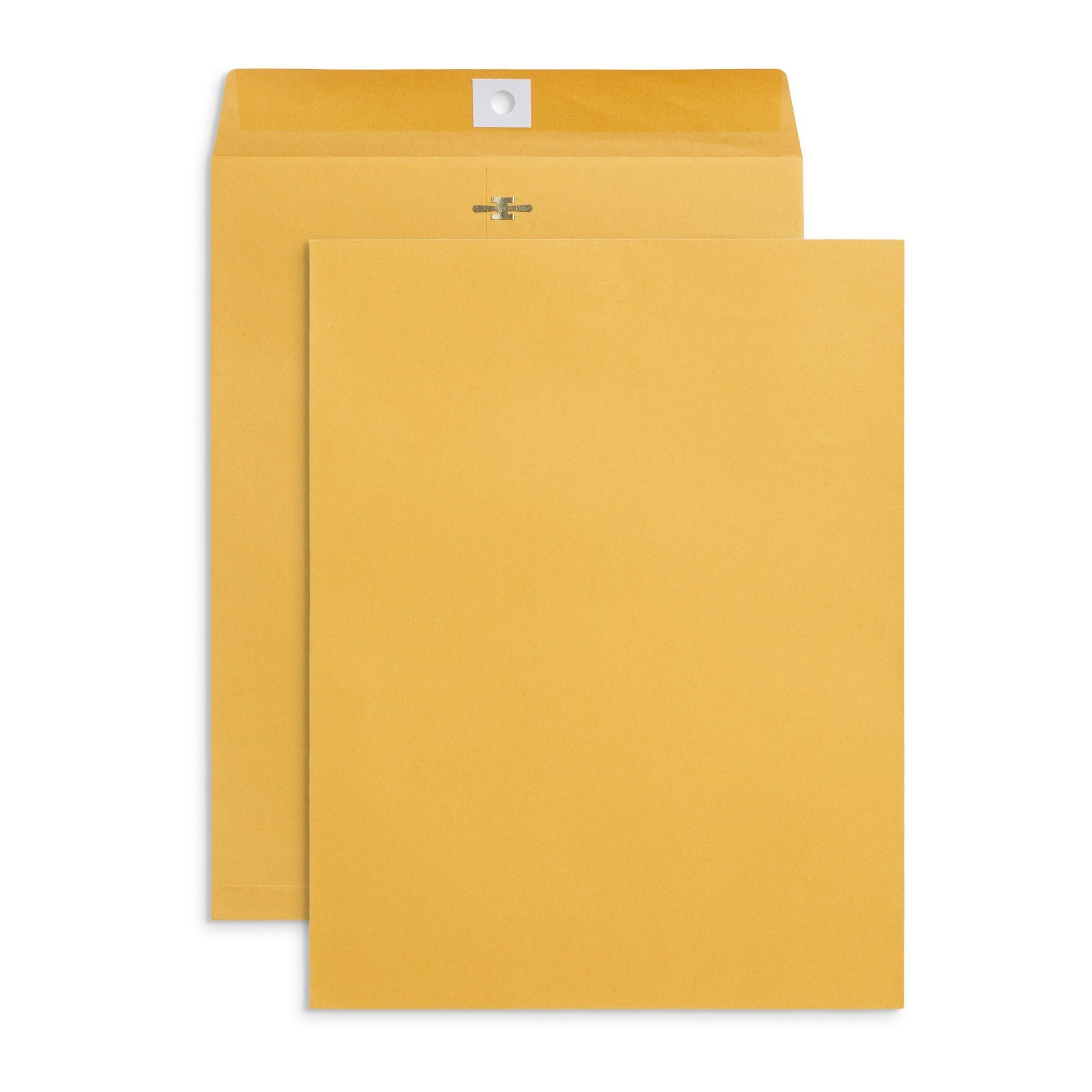 Blue Summit Supplies Large Clasp Envelopes, 10" x 13", Kraft, 100/Pack