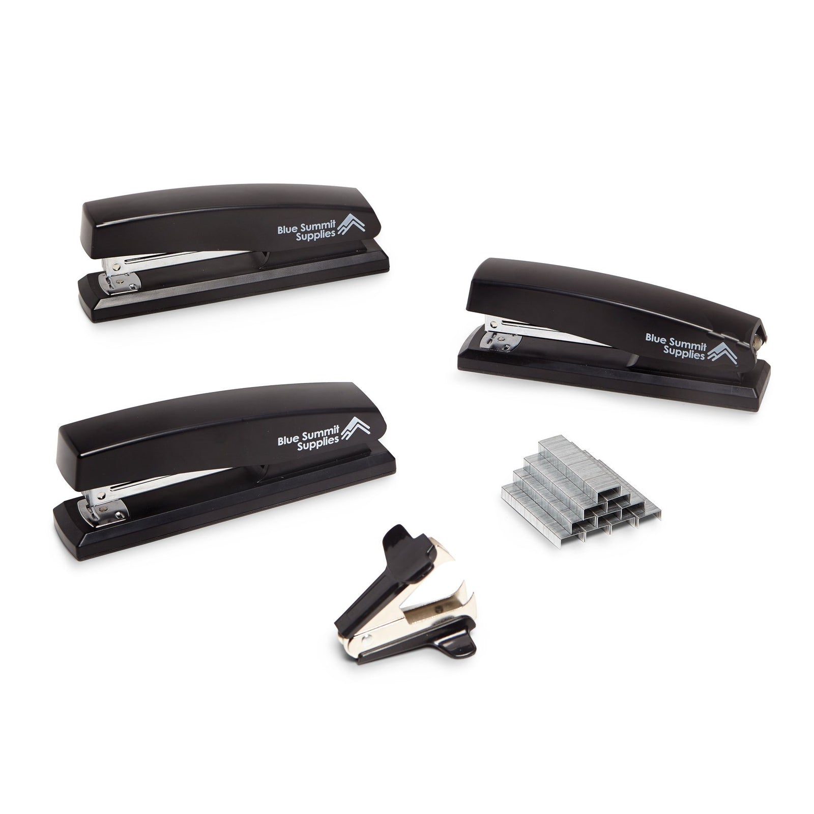 Blue Summit Supplies Standard Stapler Set with Standard 1/4" Staples a
