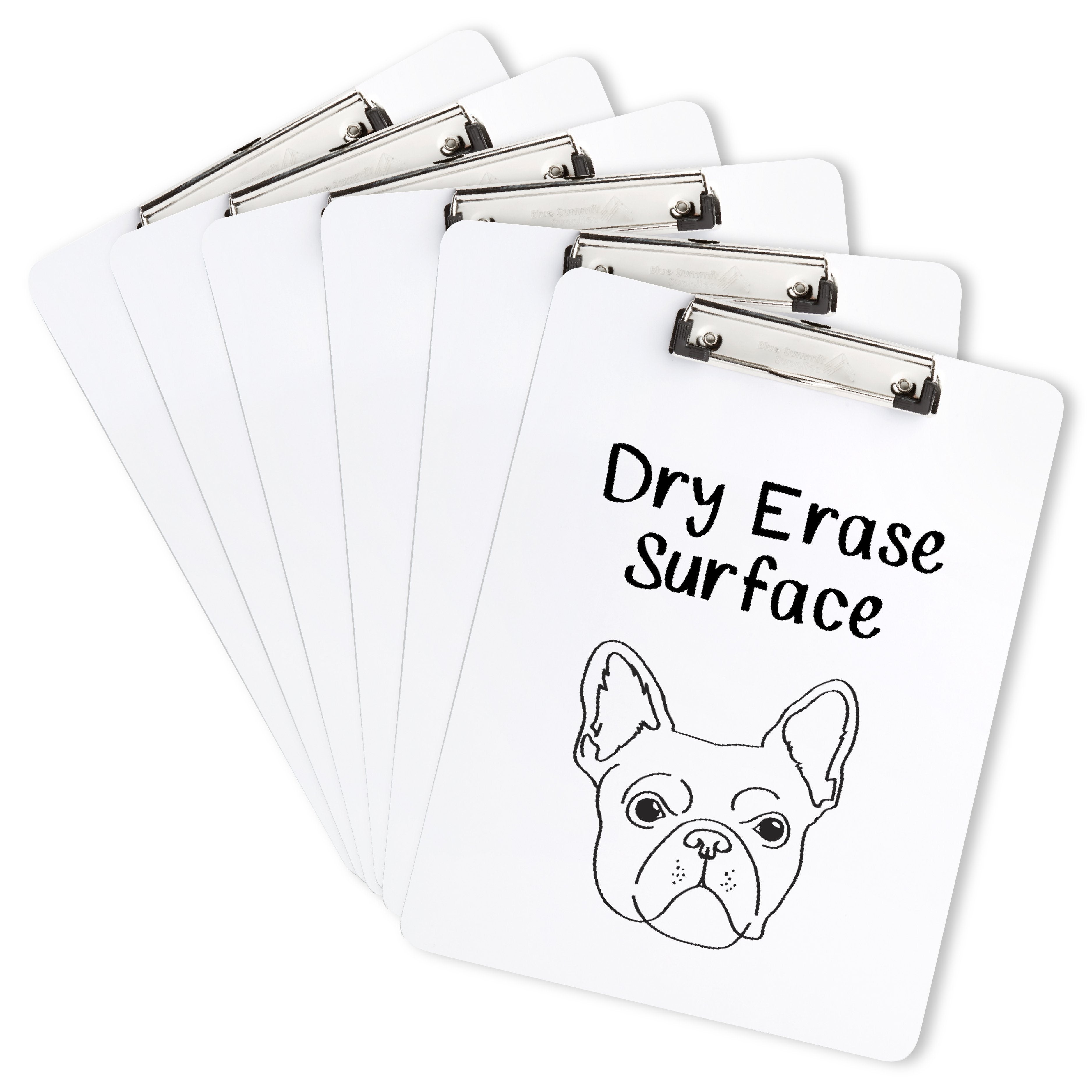 Blue Summit Supplies Personal Whiteboard Clipboards, Letter Size, Low