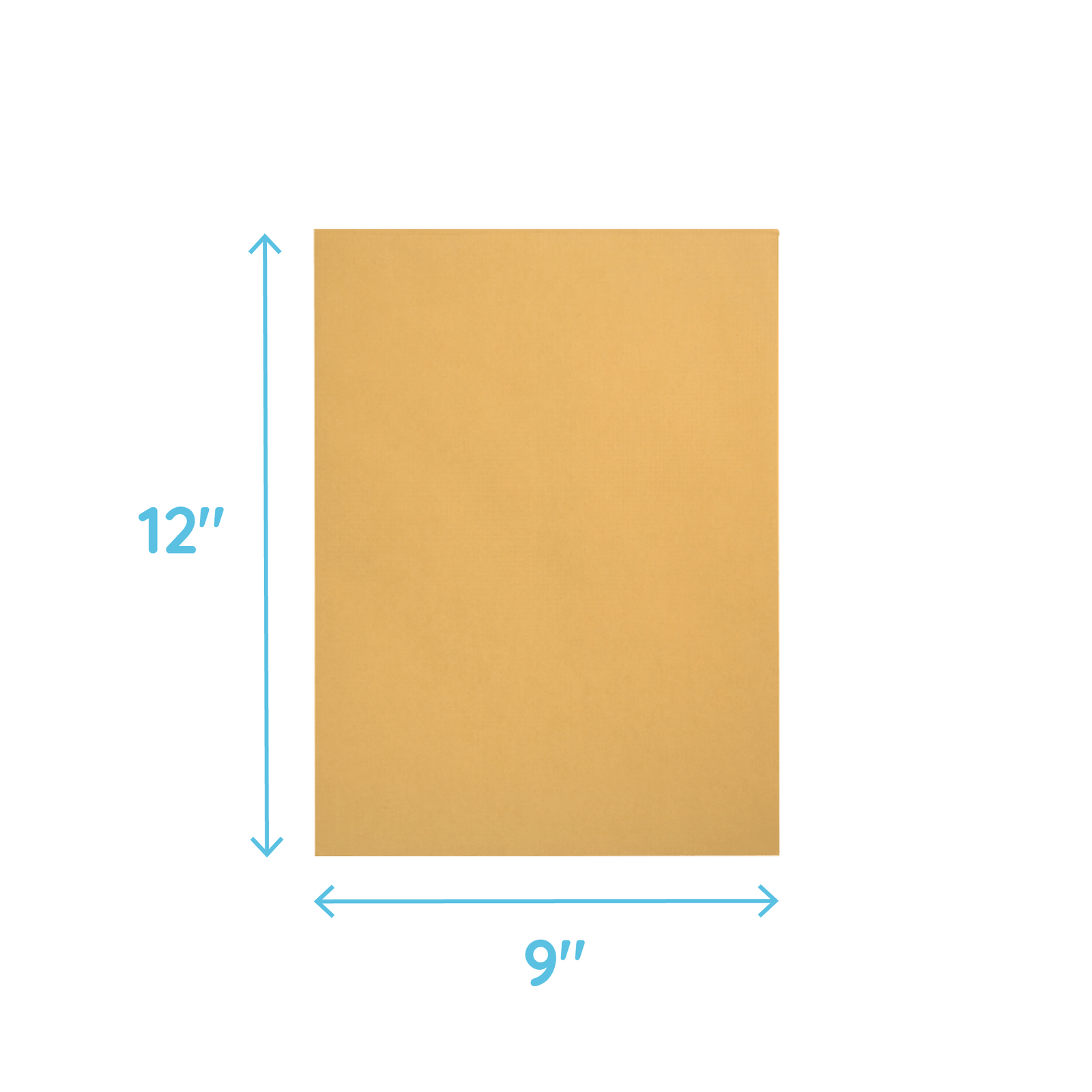 Blue Summit Supplies Catalog Envelopes, 9" x 12", Kraft, Self Seal, 10